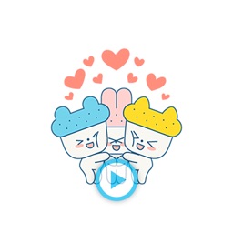 Suger Cubs - for Loving talk Animated Sticker by Quan Inc.