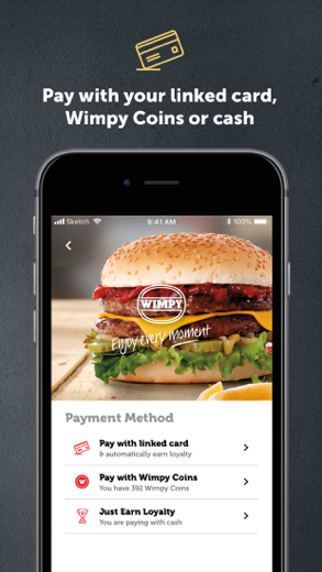 Wimpy Rewards App para iPhone - DESCARGAR APLICACIÓN