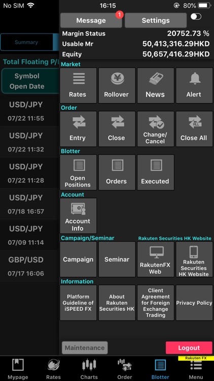 iSPEED FX by Rakuten Securities Hong Kong Limited