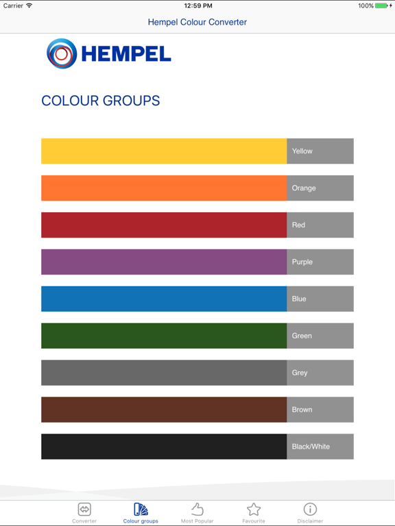 Télécharger Hempel Colour Converter pour iPhone / iPad sur l'App Store ...