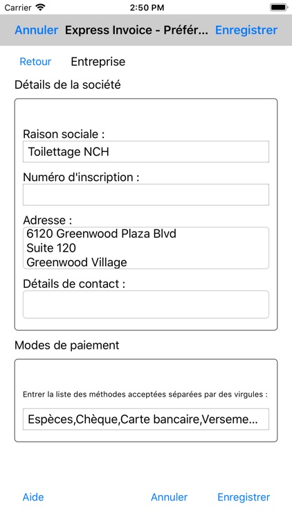 Express Invoice - Facturation by NCH Software