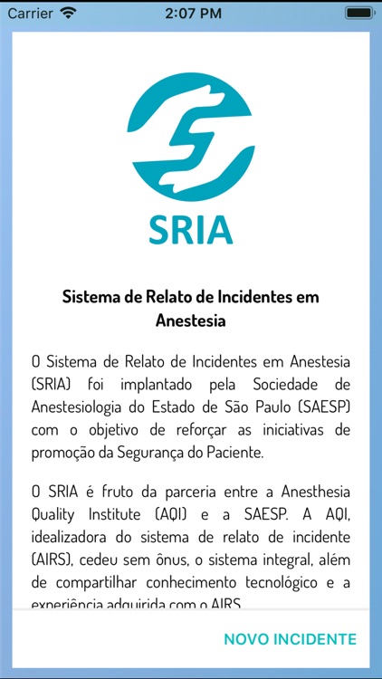 SRIA by Sociedade de Anestesiologia do Estado de São Paulo