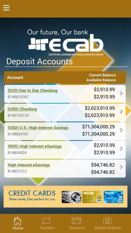 ECAB Mobile by Eastern Caribbean Amalgamated Bank Ltd.