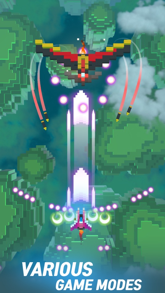 Sky Wings: Pixel Fighter 3D de LIVEZEN Corp. - (iOS Juegos) — AppAgg