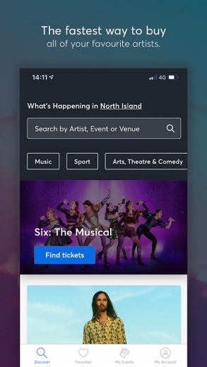 Ticketmaster NZ pour iPhone - TÉLÉCHARGEMENT DE L'APPLICATION