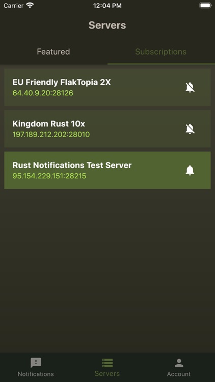 Rust Notifications by SEGIT