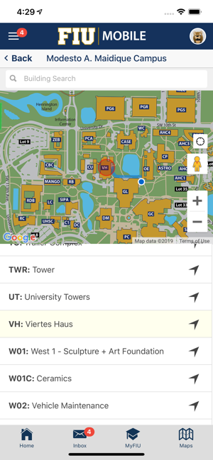 Modesto A Maidique Campus Map - United States Map