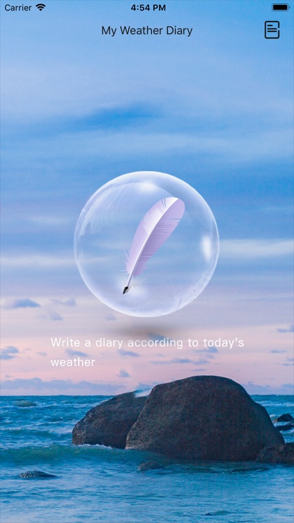 My Weather Diary-Daily note by Katie Butcher