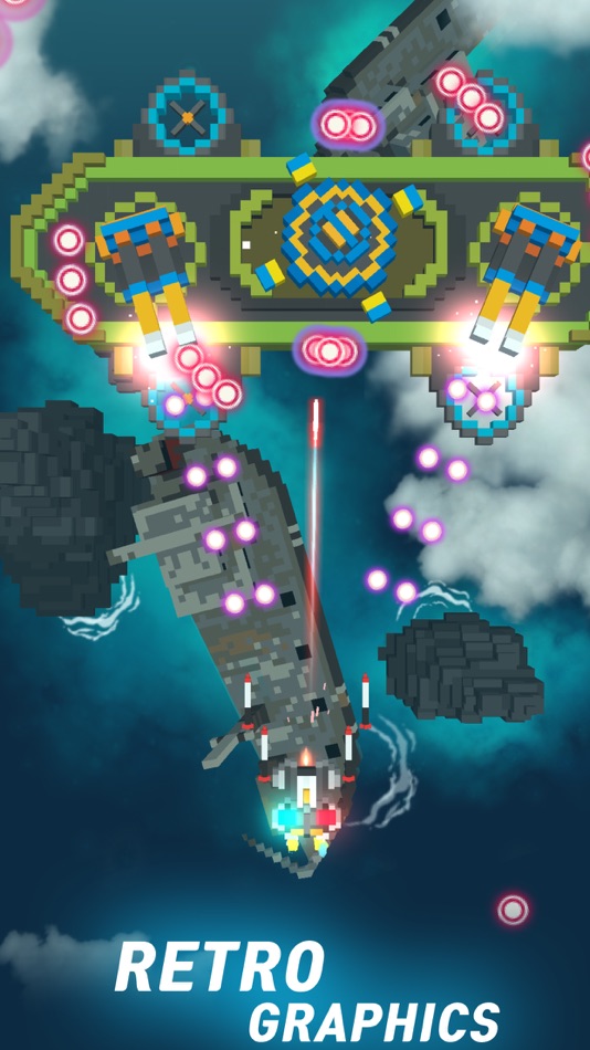 Sky Wings: Pixel Fighter 3D de LIVEZEN Corp. - (iOS Juegos) — AppAgg