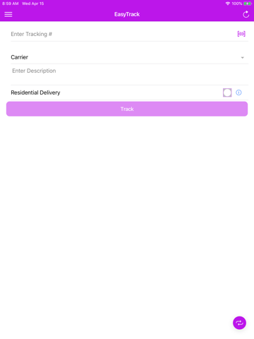 EasyTrack Package Tracking App - Slunečnice.cz