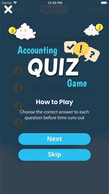 Accounting Quiz Game by TSAPlay, LLC
