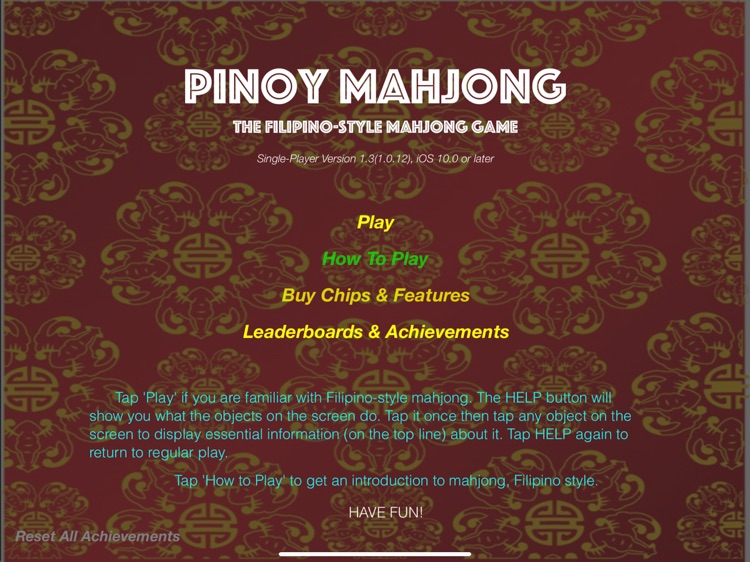 Pinoy Mahjong by Rotate Games, LLC