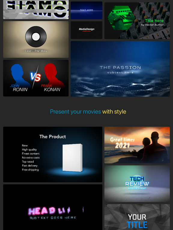 IntroMate Intro Maker For YT IPA ed For IOS Free Download