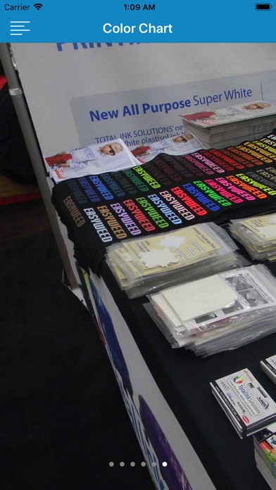 Screen Printing Color Chart for iPhone - APP DOWNLOAD