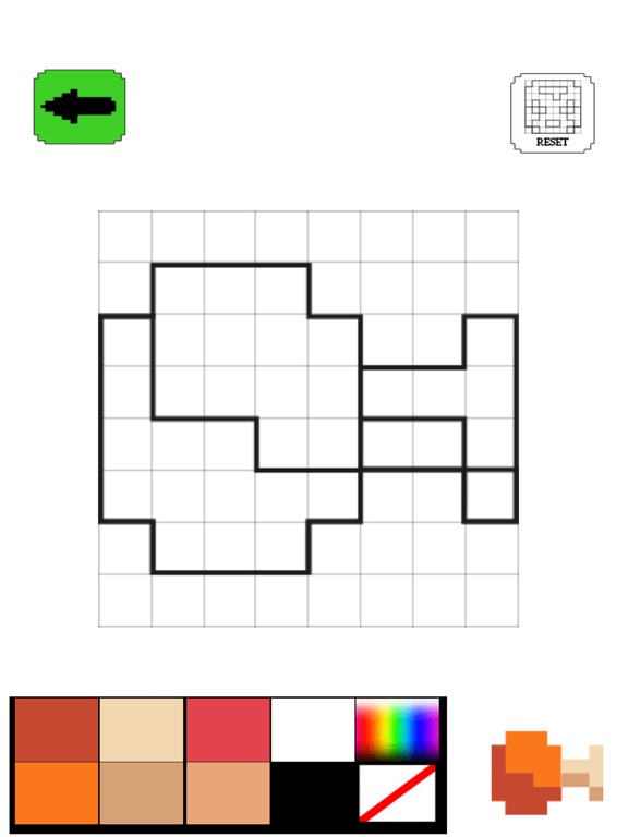 Coloring Pixels 8x8 | Apps | 148Apps