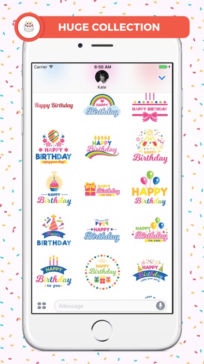 HBD - Happy Birthday Stickers by Francesco Paradiso