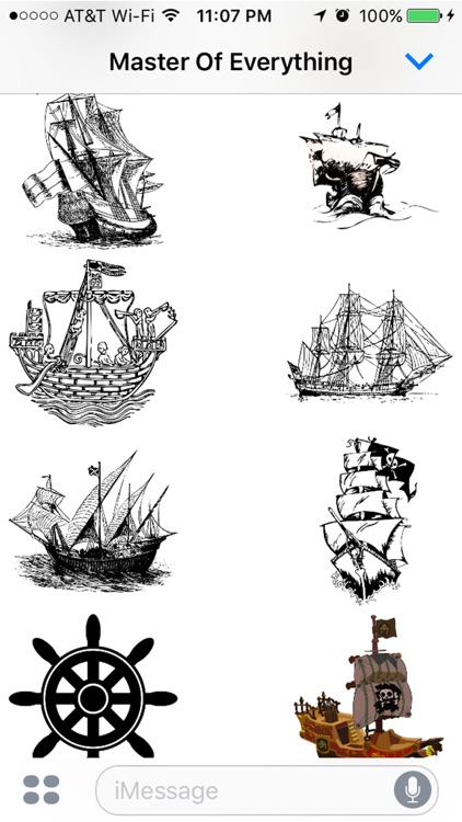 Old Wooden Ship and Pirate Vessels Stickers by DeWitt Bro Co LLC