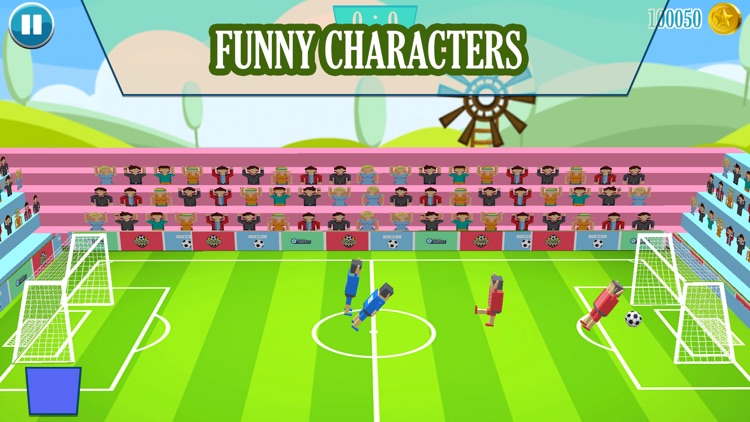 Soccer Physics 3D Cubic Block Party Football Sport by Vector Labs Limited
