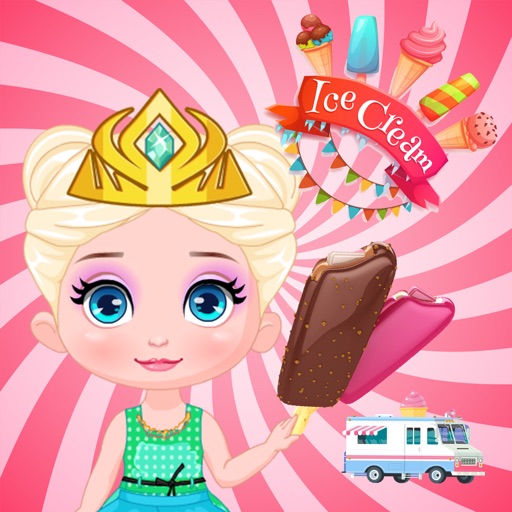 Baby Princess Makes Frozen Ice Cream by sami kohan