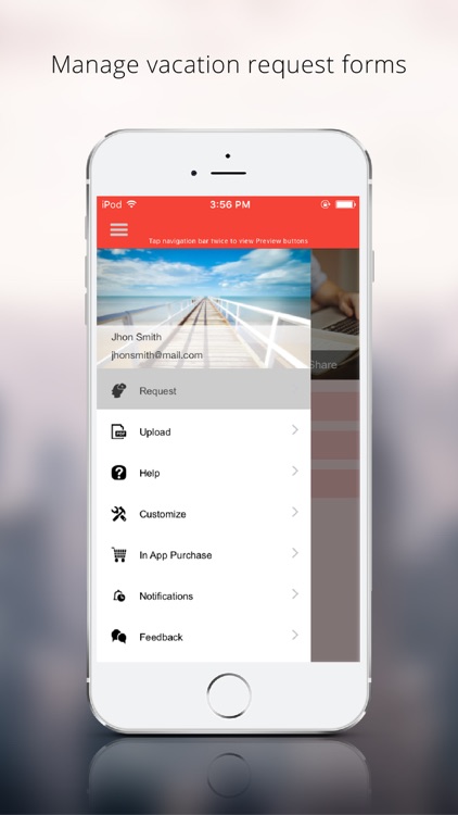 Vacation Request App by Snappii