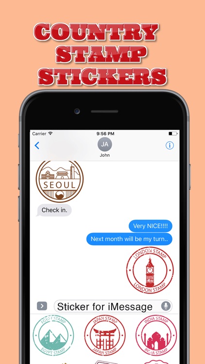 Country Stamp Stickers by Kai Reun Leow