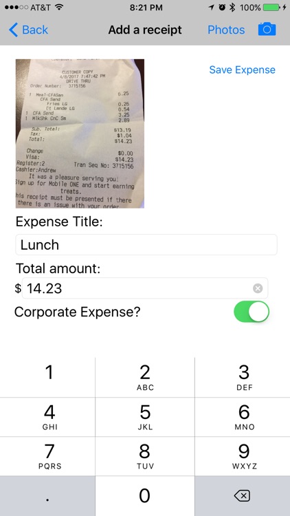 Receipts On The Go by Chris Shay