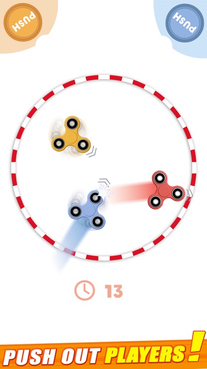 Hand spinner: 4 players game by PLAYTOUCH