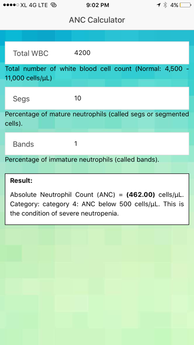 ANC Calculator - Absolute Neutrophil Count для ПК скачать бесплатно