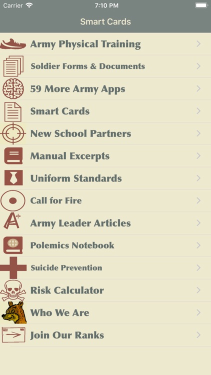 Army Leader Smart Cards by Polemics Applications LLC
