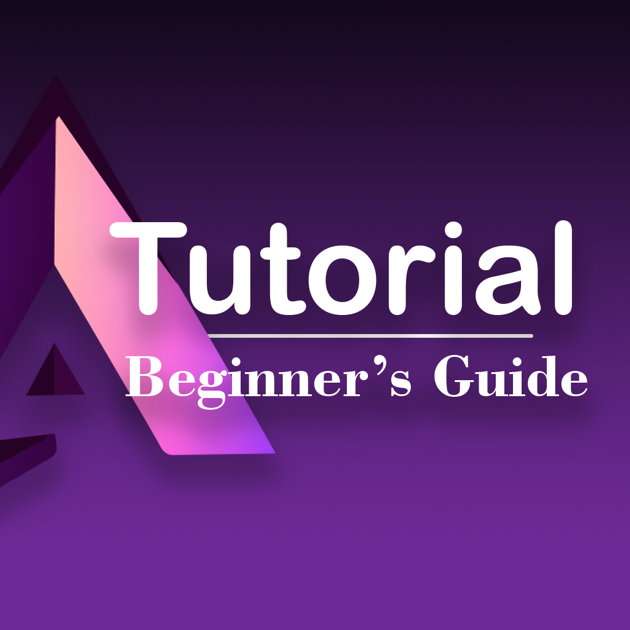 Tutorial for Affinity Photo」をMac App Storeで