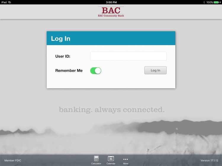BAC Personal Mobile for iPad by BAC Community Bank