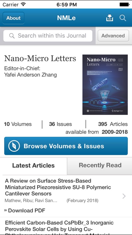 Nano-Micro Letters by Springer
