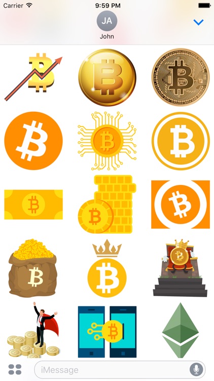 Bitcoin Crypto Stickers by EDB Group