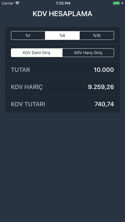 KDV - Katma Değer Oran Hesapla by Ulas Can Cengiz