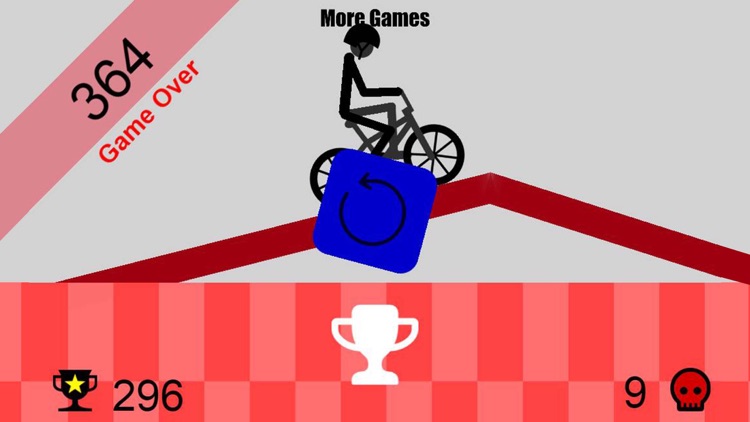 Stickman Wheelie Bike Rider by stephen green