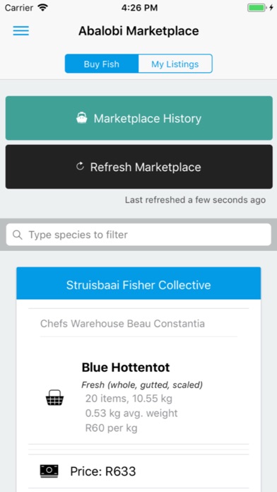 Abalobi Marketplace for iPhone - APP DOWNLOAD