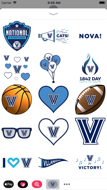 Villanova Stickers by Villanova University