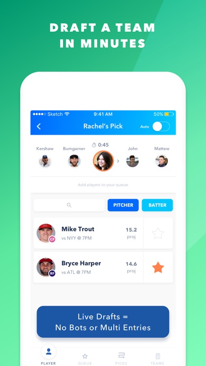 Flash Draft - Fantasy Sports by Draft Party