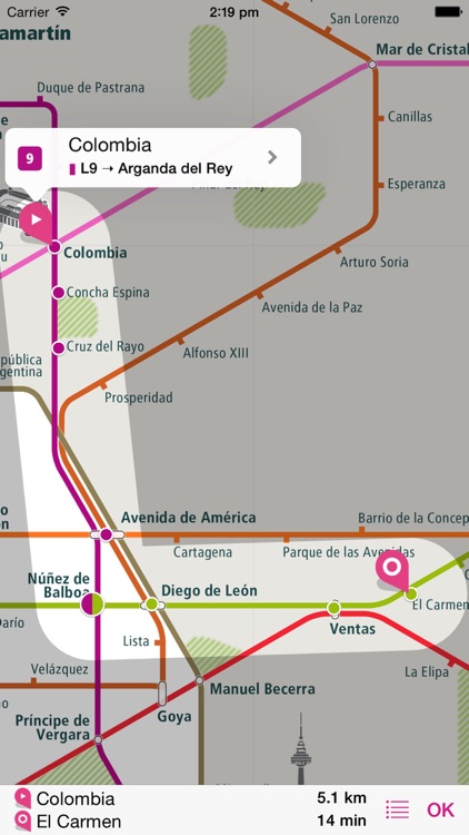Madrid Rail Map by Urban-Map