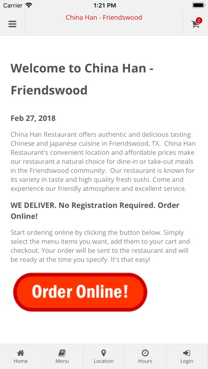 China Han Friendswood by OBENTO LIMITED