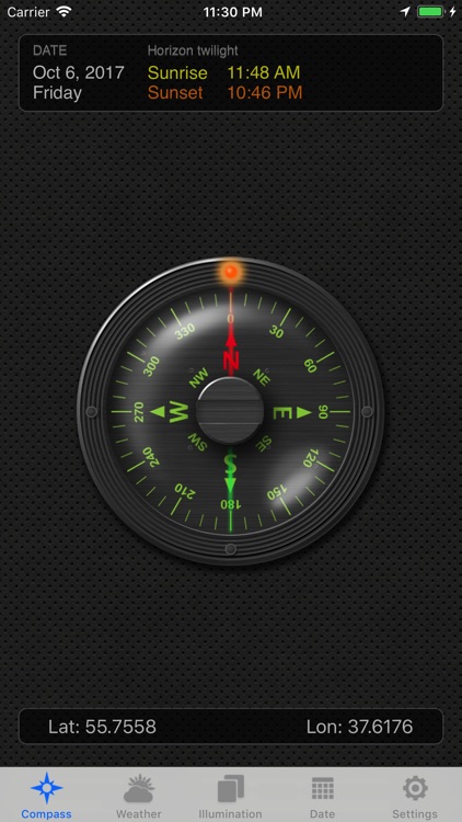 Sunrise Photography Compass by Anistar Studio