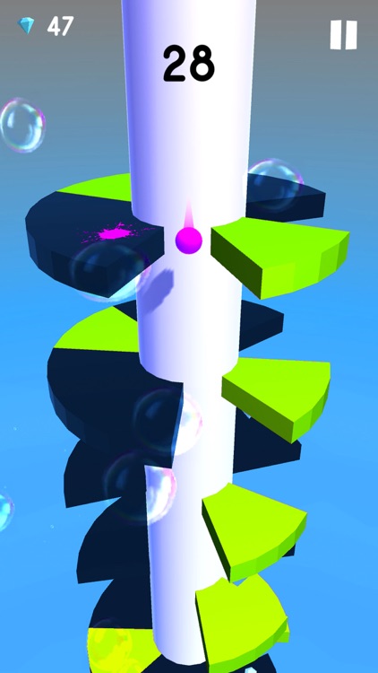 Jumping Ball On Helix Tower by Larabi Stanbouli