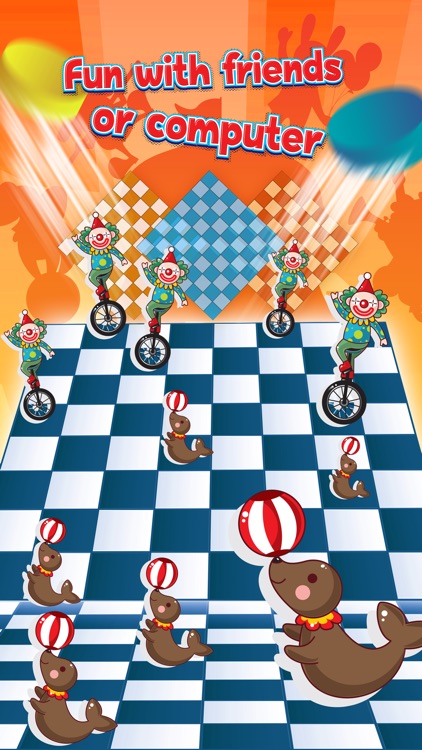 Clown Checkers Games by Kittikun Janlaekha