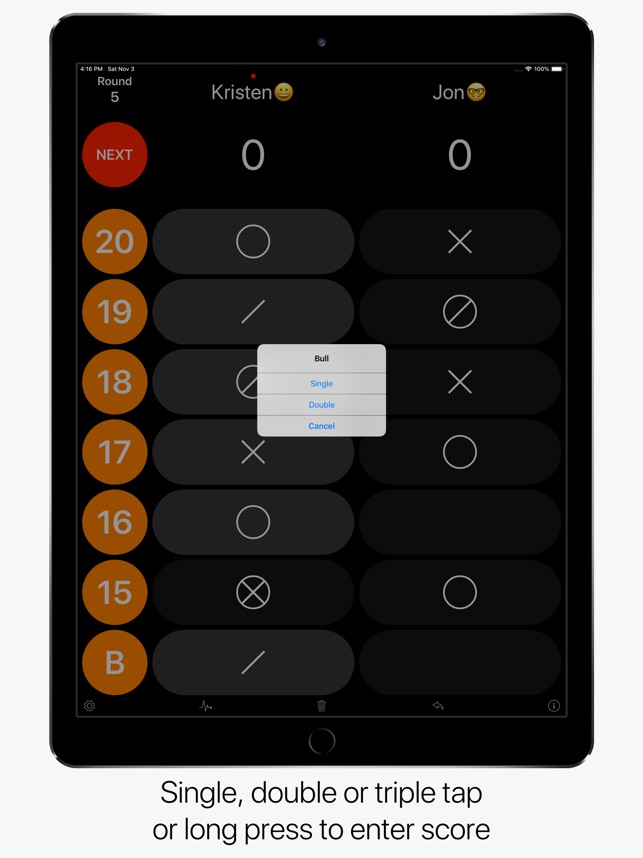 Dart Scoreboard Pro On 