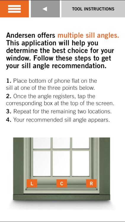 Andersen Sill Angle Finder by Andersen Windows, Inc.
