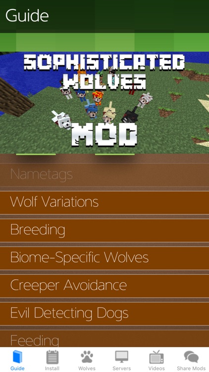 Wolves Mod for Minecraft PC: MCPedia Pocket Gamer Community by Tapgang ...
