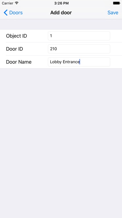 Asset Door Control by Trade Fides, a.s.