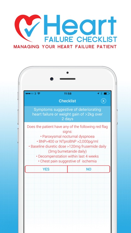 Heart Failure Checklist by Portable Medical Technology Ltd