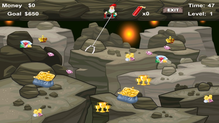 Awesome Dwarf Digger - Precious Gold and Jewel Den Mining Game by Punch Zip