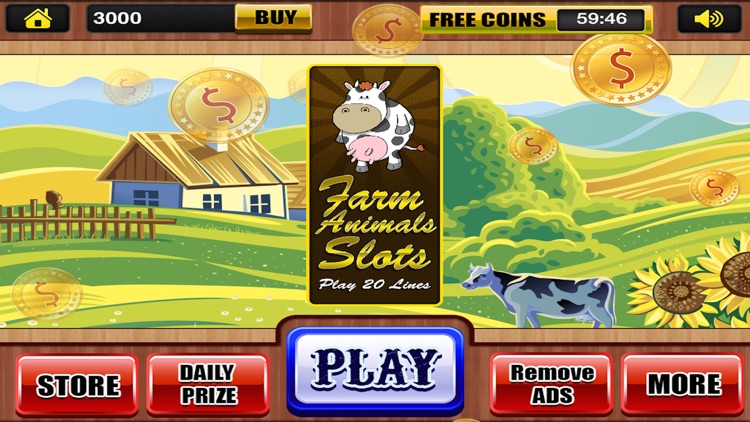 Farm Animals Slot Machine with Friends at Vegas Casino Game Pro by ...